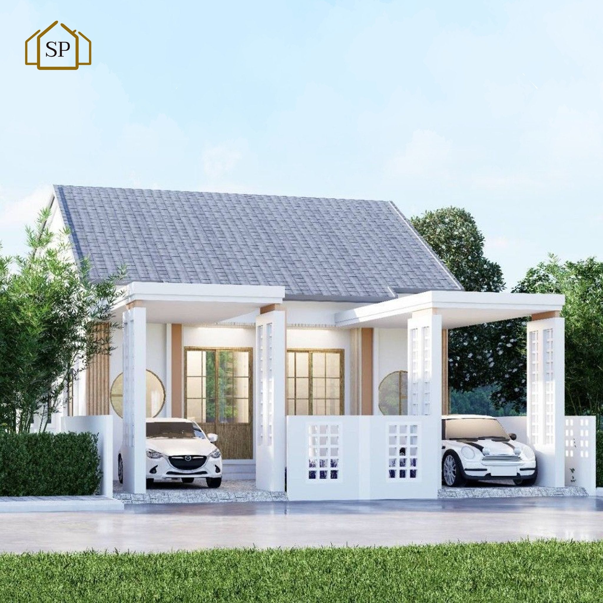 [พร้อมอยู่] ทาวน์โฮม 1 ชั้น 2 นอน 2 น้ำ สไตล์โมเดิร์นมินิมอล @ซ.สวนถั่ – proviewliving